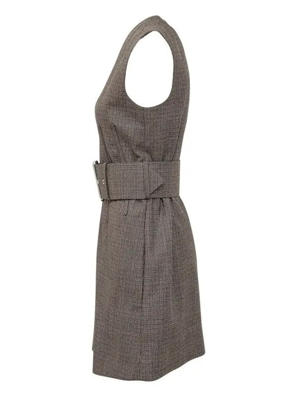 Stella McCartney Belted Mini Dress - Brown
