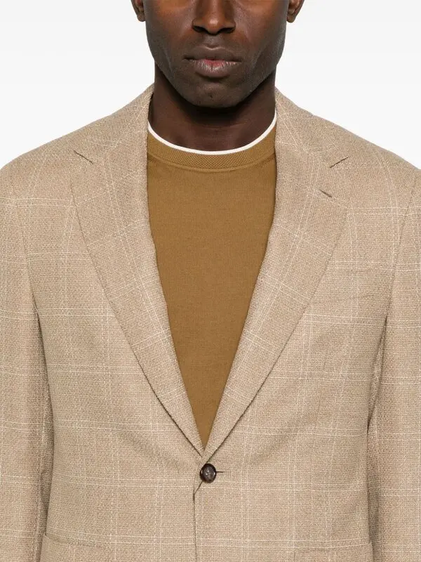 Canali Checked Blazer