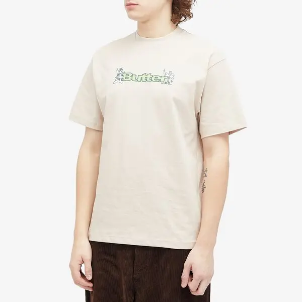 BUTTER GOODS Quest Logo T-shirt