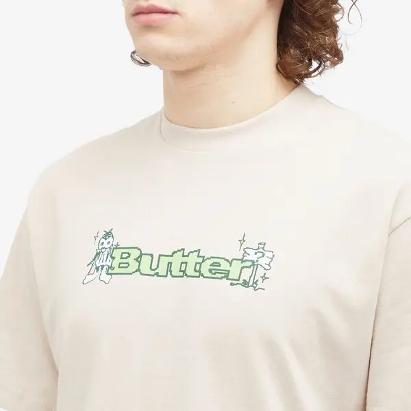 BUTTER GOODS Quest Logo T-shirt