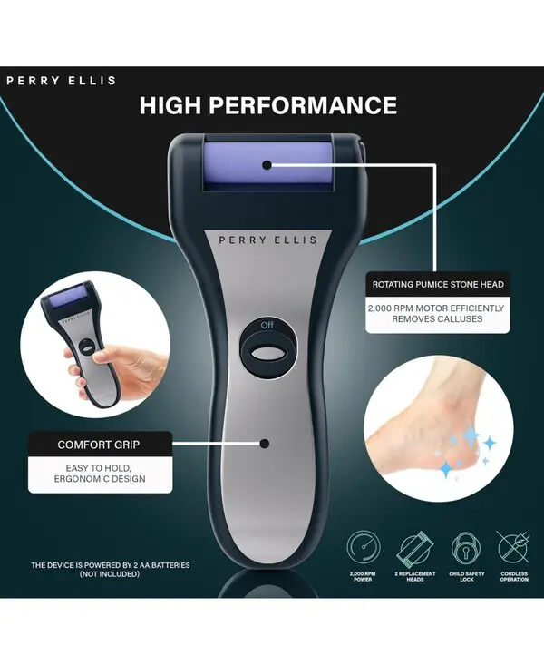 Perry Ellis Cordless Callus Remover