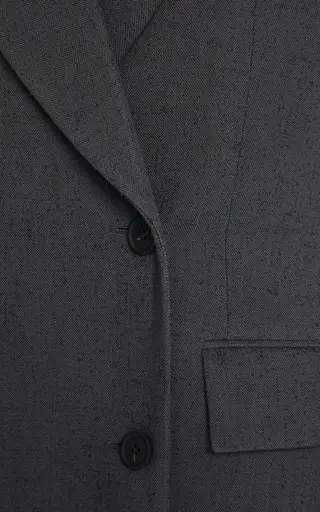 DEL CORE Double-breasted Woven Blazer