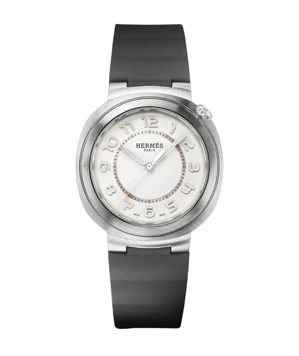 Hermès Timepieces Cut Automatic 36mm Watch - Gray