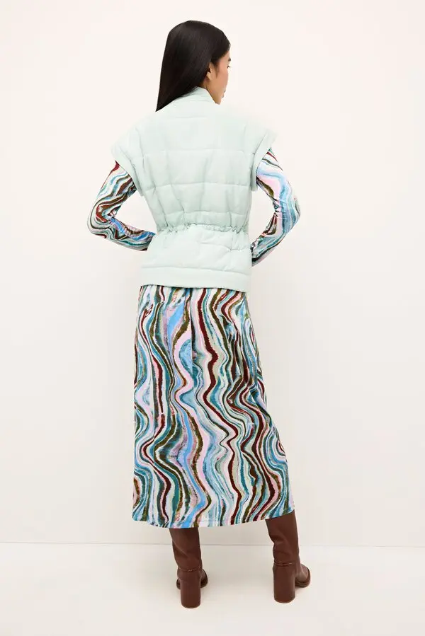 MARIE OLIVER Lyndon Vest - Seafoam