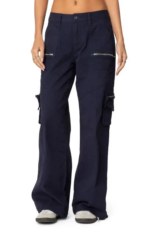 EDIKTED Kimmie Wide Leg Cargo Pants