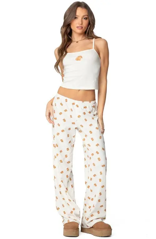 EDIKTED Cottontail Graphic Camisole