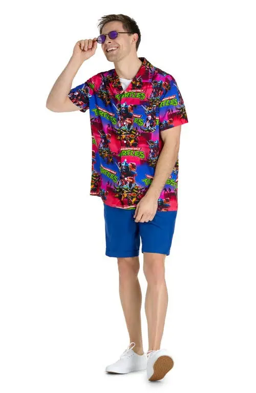 Opposuits Teenage Mutant Ninja Turtles Camp Shirt