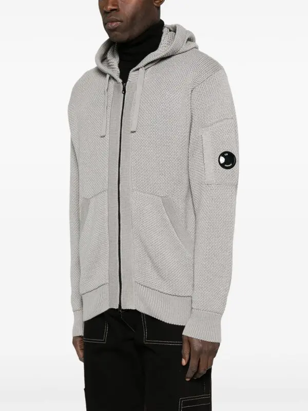 C.P. COMPANY Knitted Zip-up Hoodie