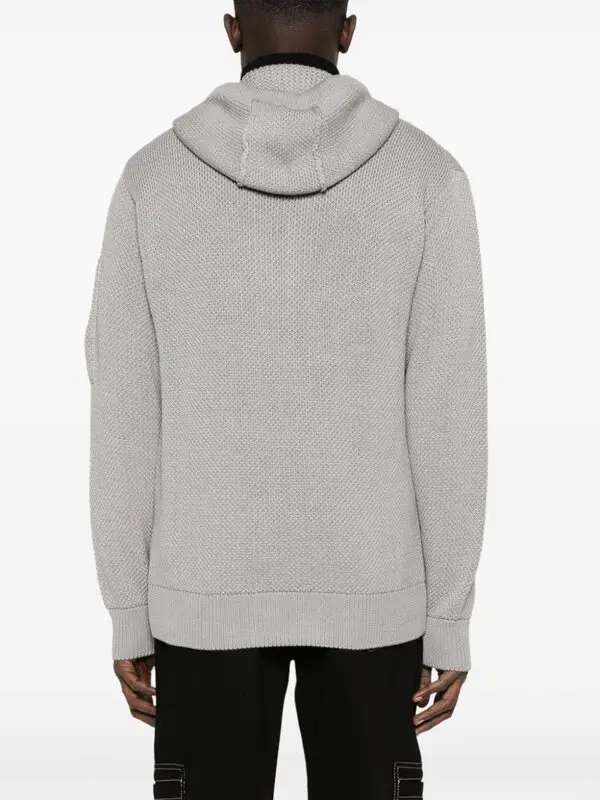 C.P. COMPANY Knitted Zip-up Hoodie