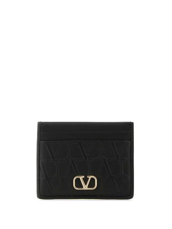 Valentino Garavani Vlogo Cardholder - Black