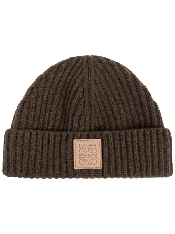 Loewe Cashmere Beanie - Neutrals