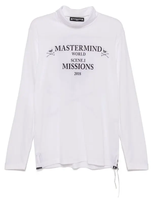 MASTERMIND WORLD Logo Print Long Sleeve T-shirt