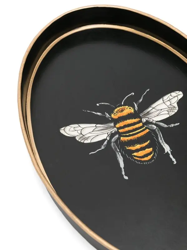 LES-OTTOMANS Bee-print Tray