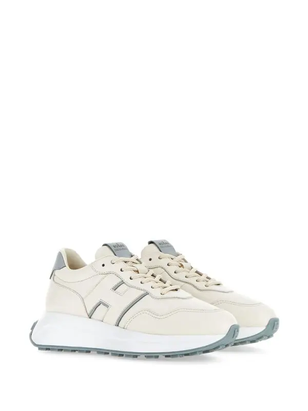 Hogan Logo-patch Sneakers - Neutrals
