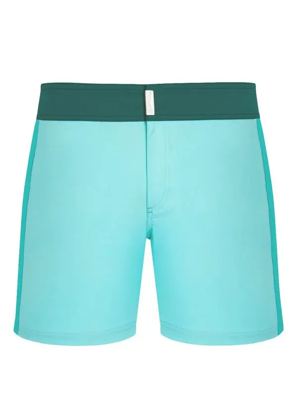 Vilebrequin Logo-patch Swim Shorts - Blue