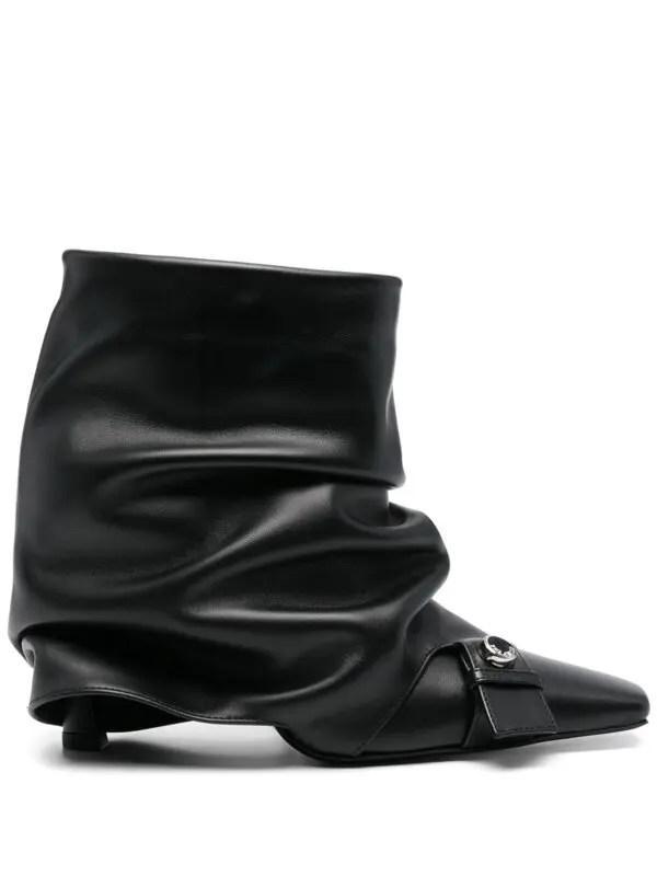 Attico 95mm Juno Boots - Black