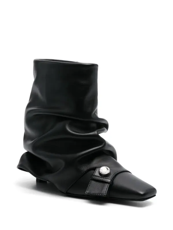 Attico 95mm Juno Boots - Black