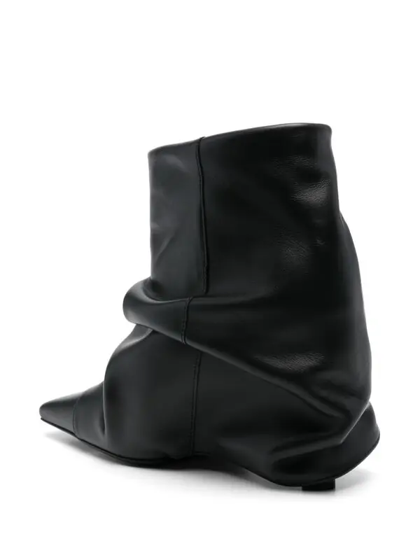 Attico 95mm Juno Boots - Black