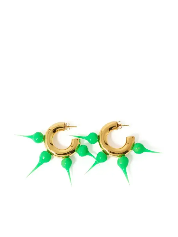 Sunnei Small Spike Hook Earrings - Gold
