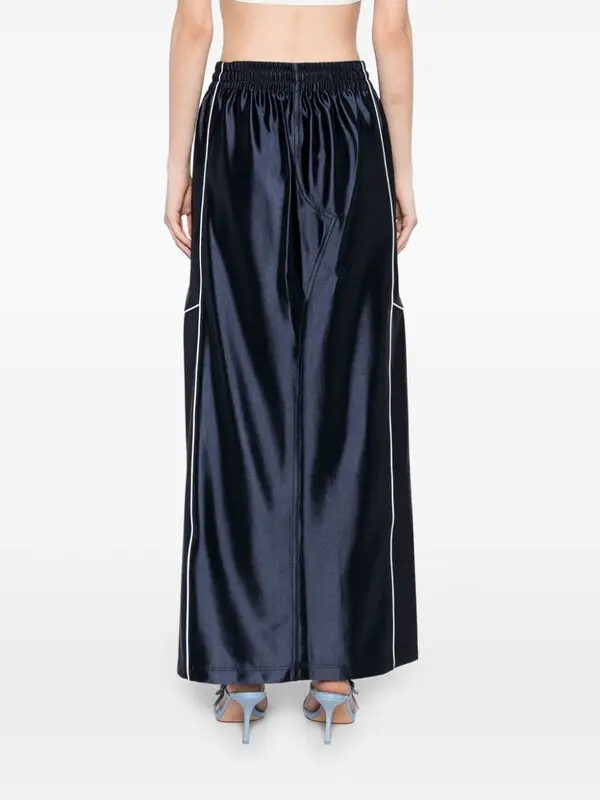 Alexander Wang Piped Logo-embroidered Skirt