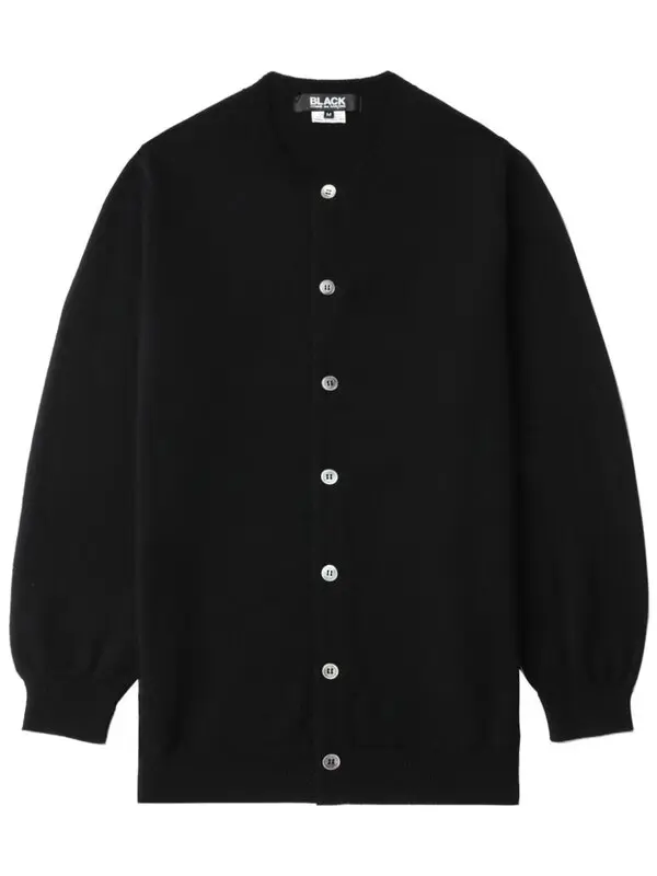 BLACK COMME DES GARÇONS Wool Cardigan
