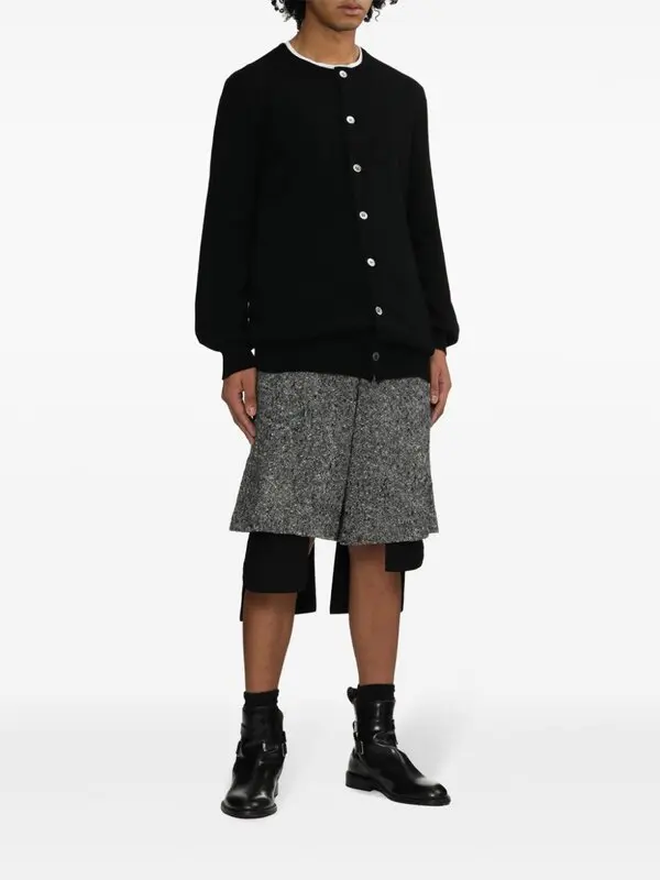 BLACK COMME DES GARÇONS Wool Cardigan