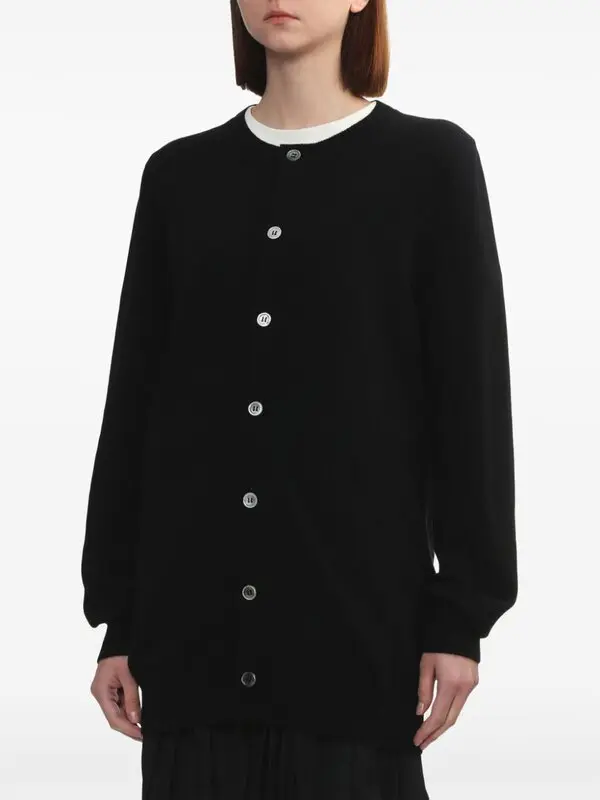 BLACK COMME DES GARÇONS Wool Cardigan