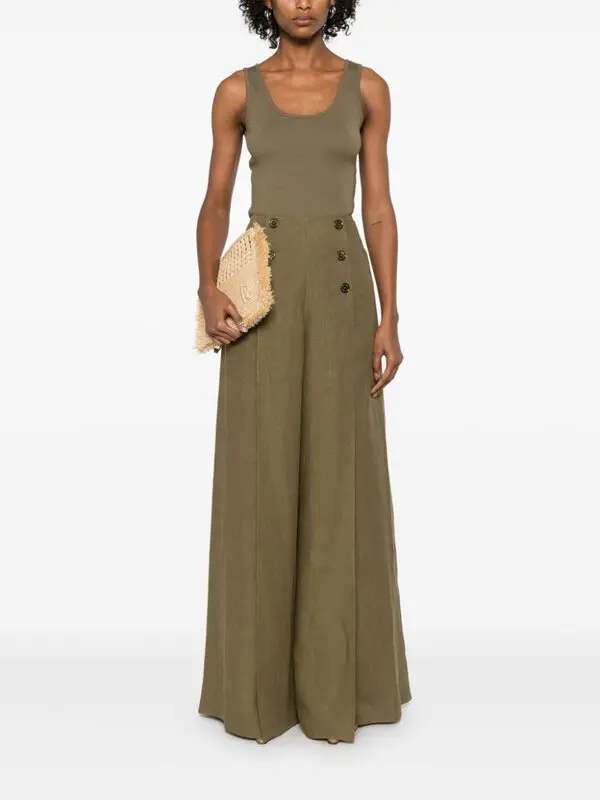 Ralph Lauren Fine-ribbed Tank Top - Green