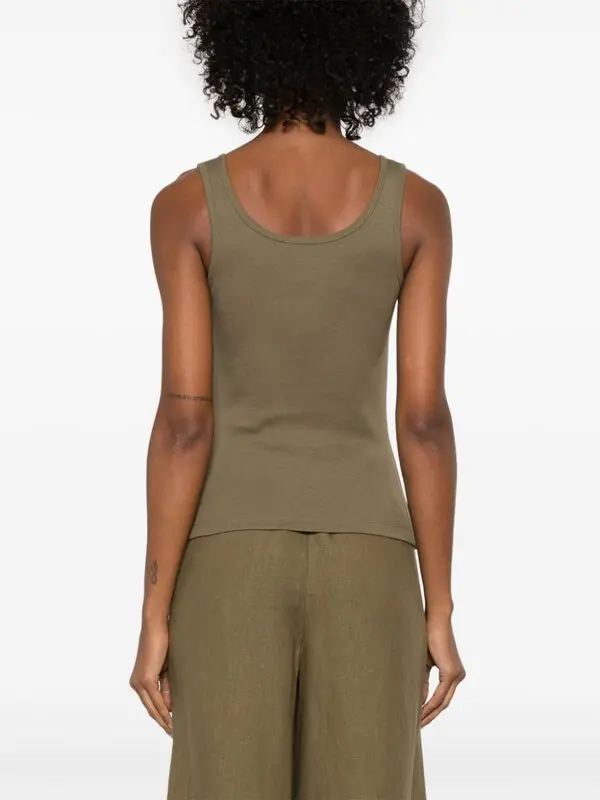 Ralph Lauren Fine-ribbed Tank Top - Green