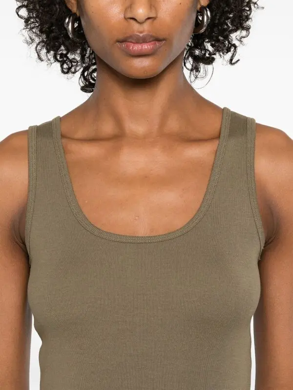 Ralph Lauren Fine-ribbed Tank Top - Green