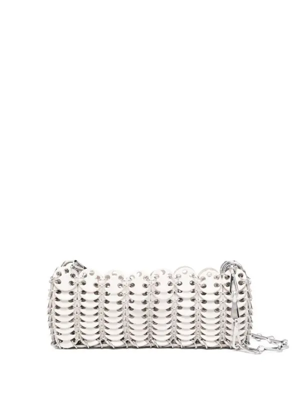 Rabanne Nano Iconic 1969 Crossbody Bag - White