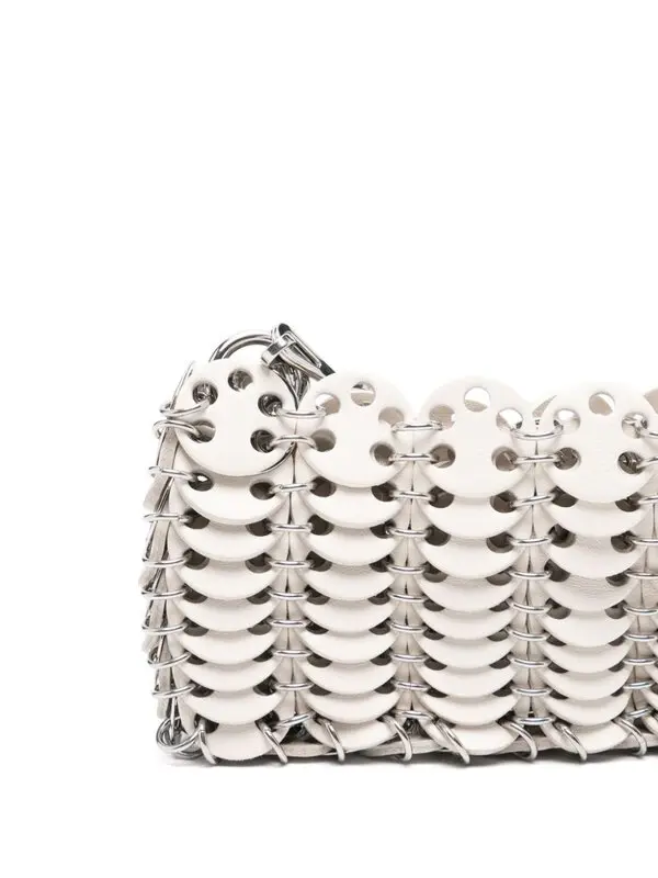 Rabanne Nano Iconic 1969 Crossbody Bag - White