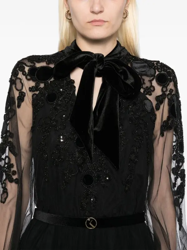 SAIID KOBEISY Bead-embellished Dress
