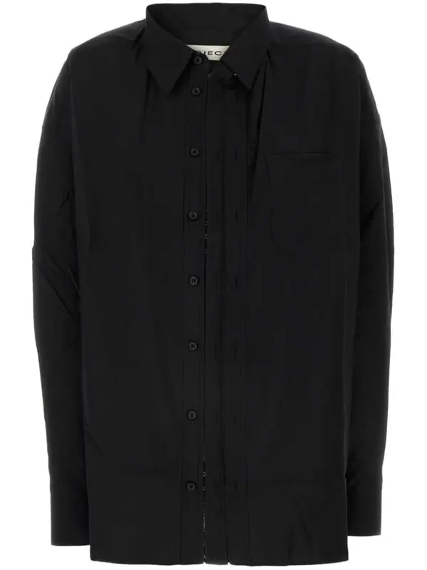 Y/project Poplin Shirt - Black