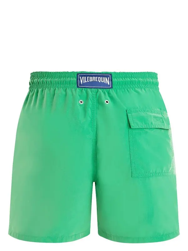 Vilebrequin Logo Patch Swim Shorts - Green