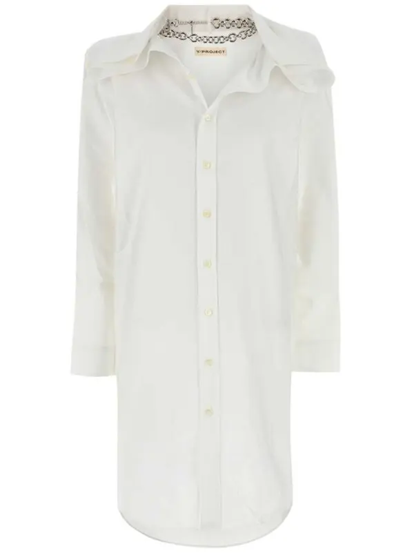 Y/project Oxford Shirt Dress