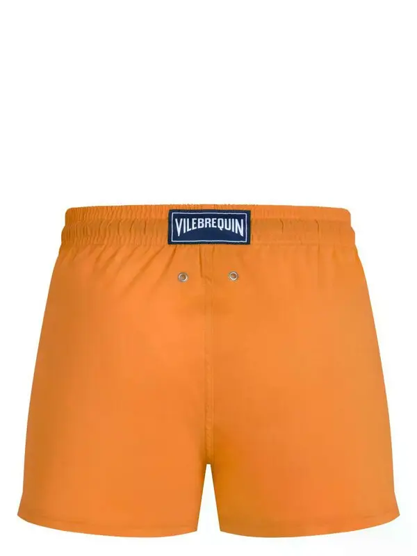 Vilebrequin Logo-patch Swim Shorts - Orange