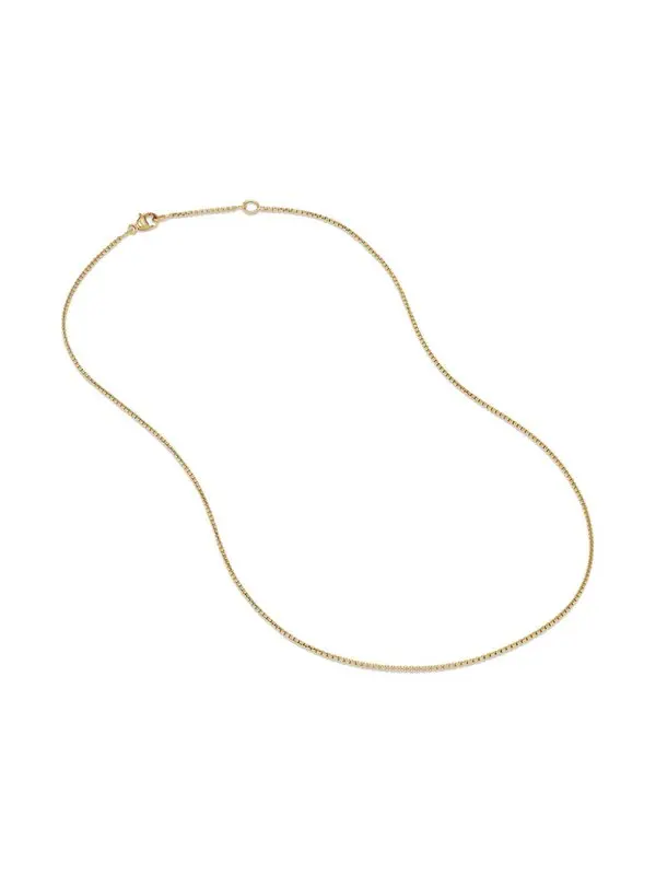 David Yurman 18kt Yellow Box Chain Necklace - Gold