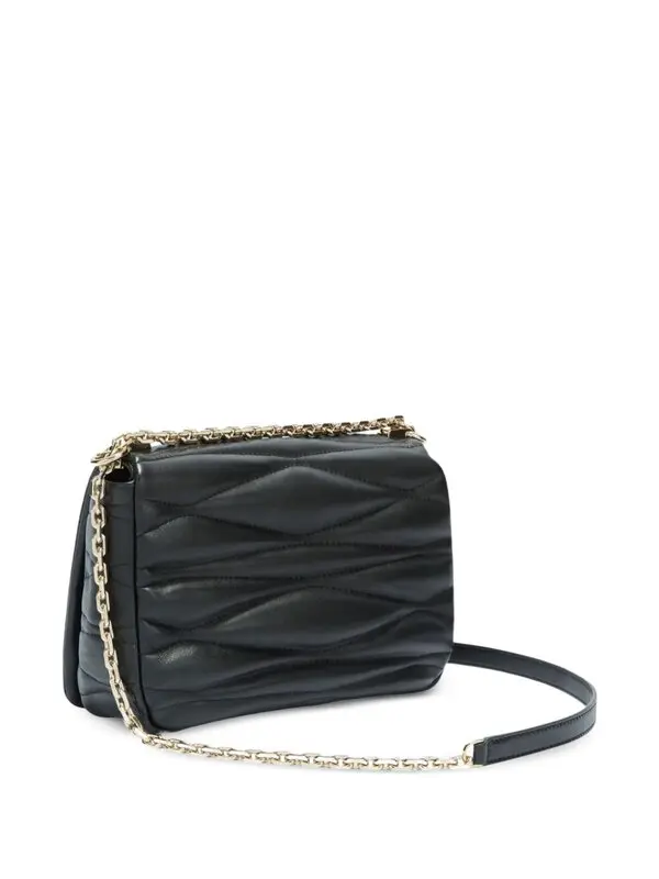 Furla 1927 Quilted Leather Crossbody Bag - Black