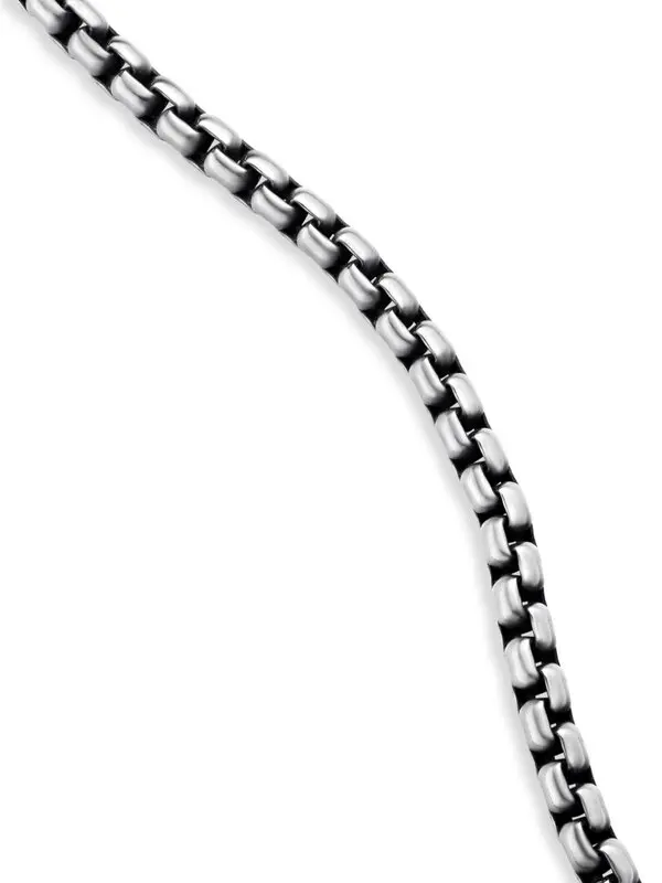 David Yurman 14kt Yellow Gold And Sterling Box Chain Necklace