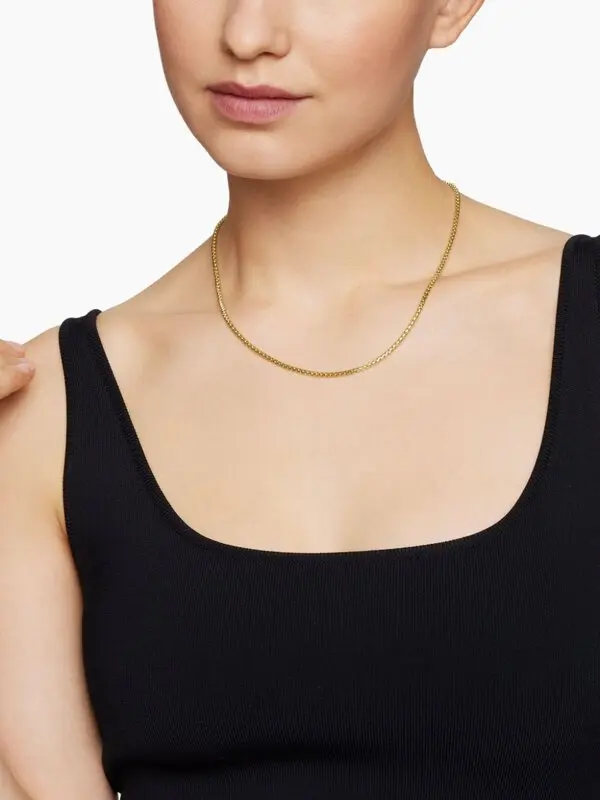 David Yurman 18kt Yellow 2.7mm Box Chain Necklace