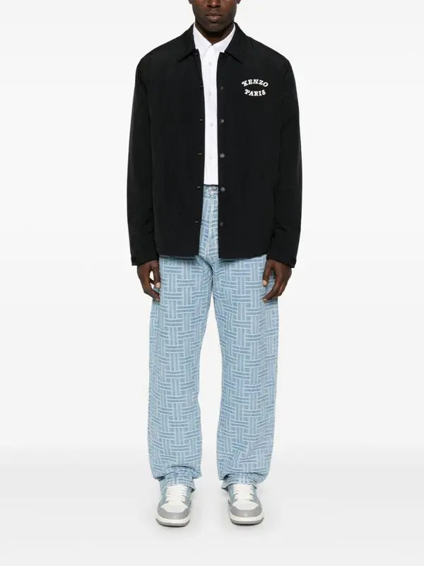Kenzo Weave Button Jeans