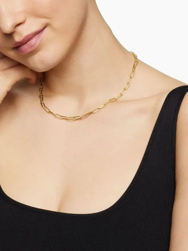 David Yurman 18kt Yellow Madison Chain Necklace