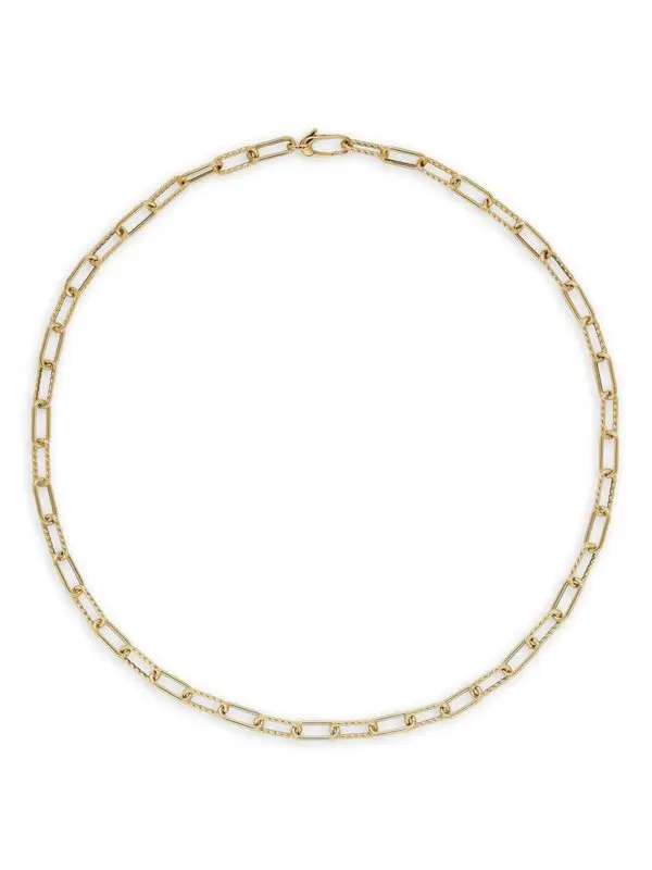 David Yurman 18kt Yellow Dy Madison Chain Necklace - Gold