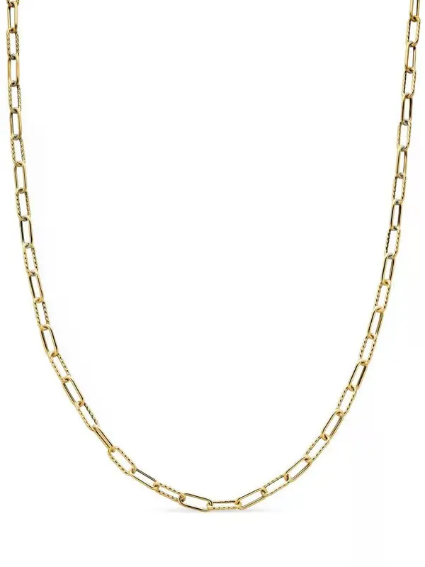 David Yurman 18kt Yellow Dy Madison Chain Necklace - Gold