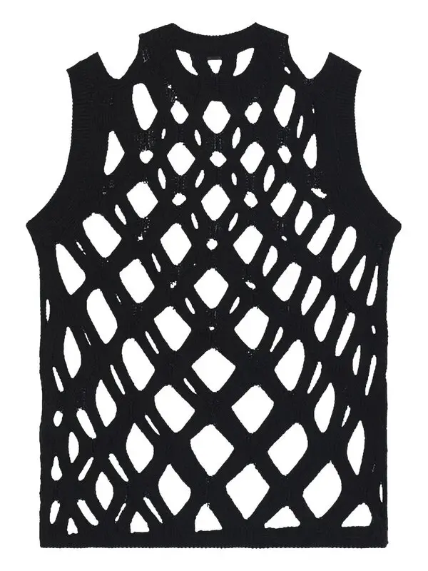 Comme Des Garçons Open-knit Top
