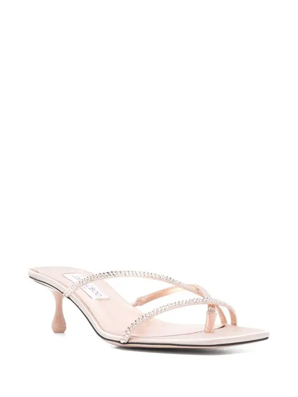 JIMMY CHOO 50mm Etana Mules