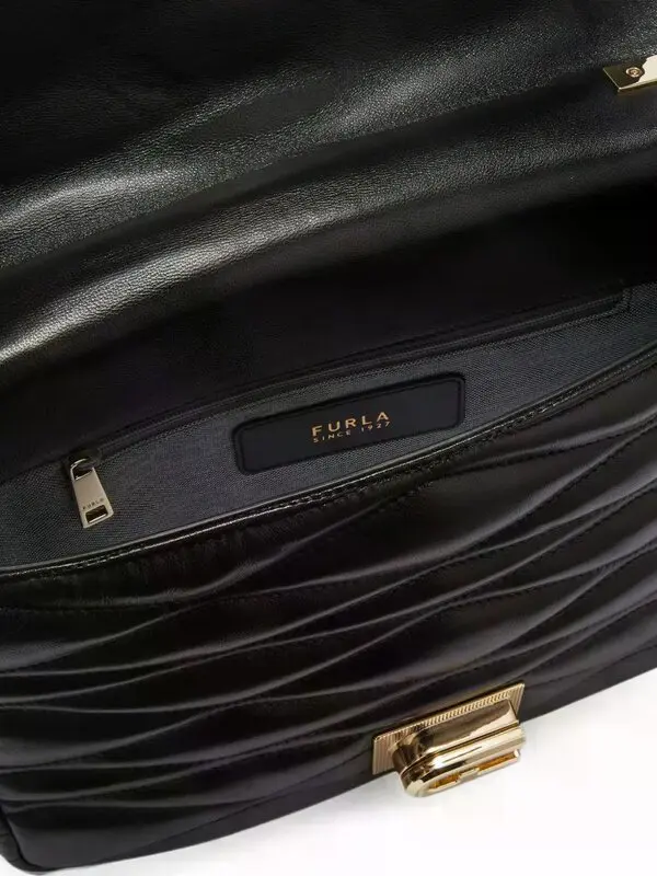 Furla Quilted Crossbody Bag - Black
