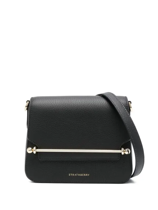 Strathberry Mini Ace Crossbody Bag - Black