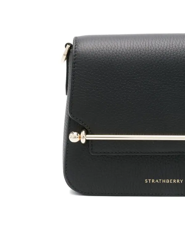 Strathberry Mini Ace Crossbody Bag - Black